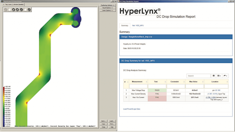 HyperLynx DC Drop Analysis | PADS Professional | Cadlog